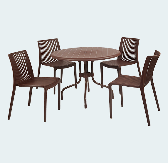 Plastic Dining Table 4 Seater | Dining Furniture