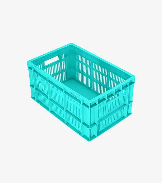 Supreme Front Partially Open Plastic Crates | (500X325 SERIES)