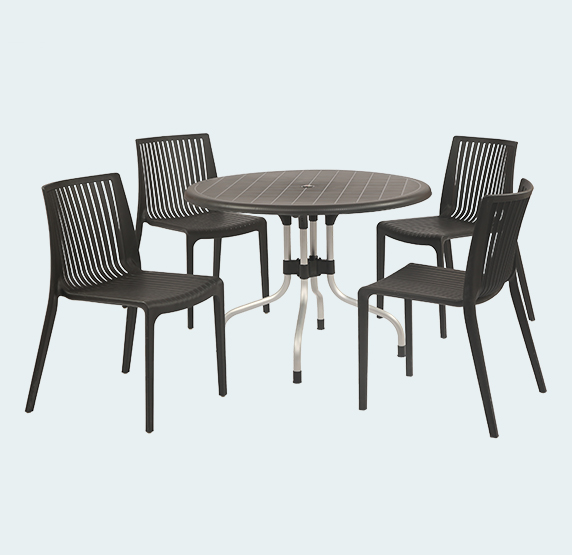 Furniture - Plastic Dining Table 4 Seater | Plastic Dining Table with ...