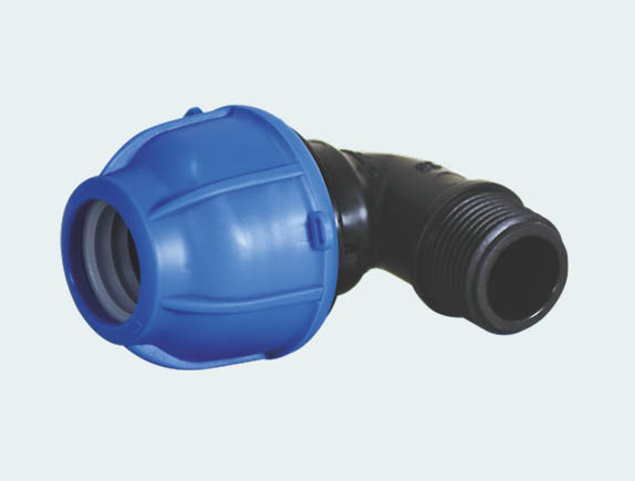Male Threaded Elbow 90° (Plastic) Pipes Fittings | Compression Fittings ...