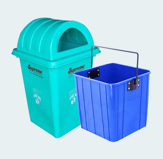 Supreme Dome Shape Dustbin | Injection Molded Round Dustbins