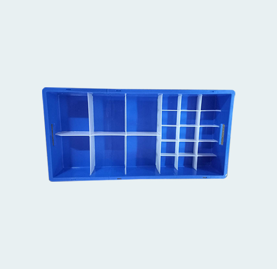 Crates with HDPE Partition with Foam cushioning
