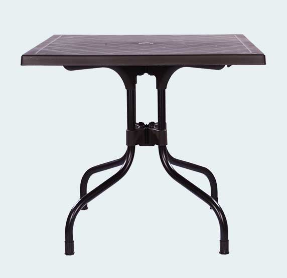 Olive Plastic Folding Tables | Square Plastic Table