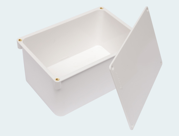 Plastic Piping Systems | Conduit Box With Cover for Cable Protection ...