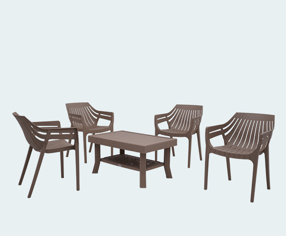 Vegas With Spectrum 4 Seater Dining Table and Chair |Supreme