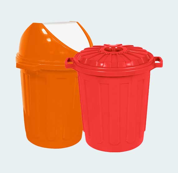 Supreme Dustbin for Society and Industry | Injection Molded Round Dustbins