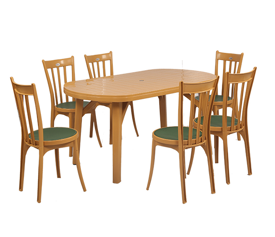 Corsa With Antik 6 Seater Dining Table and Chairs