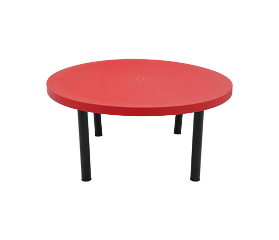 Diskette Round Kids Plastic Tables in Red, Green Colour