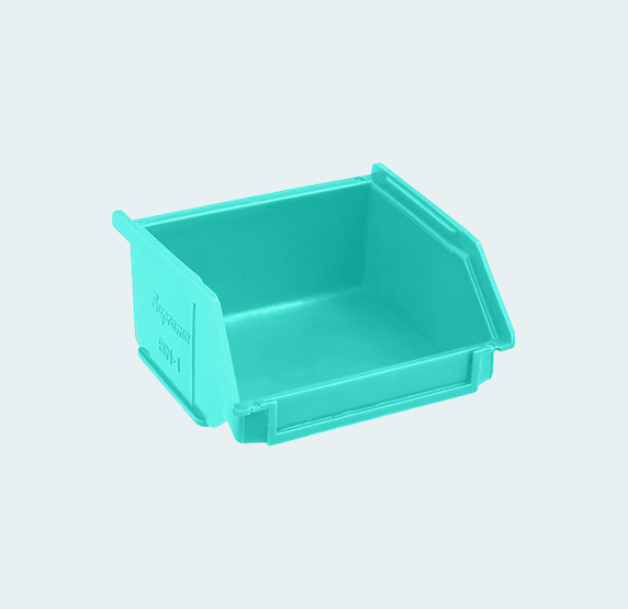 Supreme Front Partially Open Plastic Crates