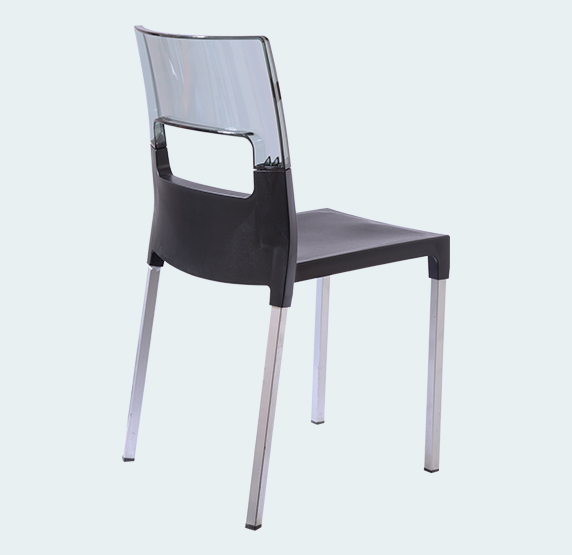 Furniture - Diva Armless Plastic Chairs With Steel Legs | Armless Chairs