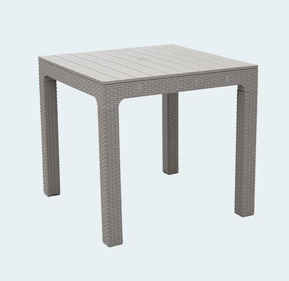 Summit 4 Seater Square Dining Table | Plastic Table