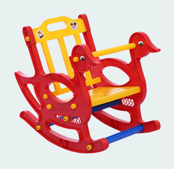 Duck Rocking Baby Chairs | Red-Yellow & Blue-Red Colour