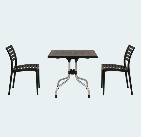 Plastic Table Chair Set of 2 | Supreme Plastic Furniture