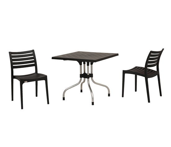 Plastic Table Chair Set of 2 | Supreme Plastic Furniture