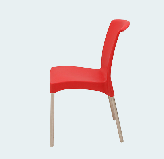 Hybrid Plastic Chairs With Steel Legs | Plastic Cafe Chairs