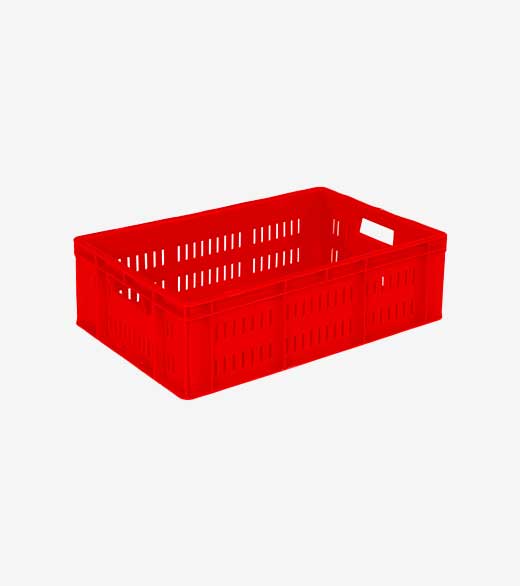 Supreme Front Partially Open Plastic Crates | (500X325 SERIES)