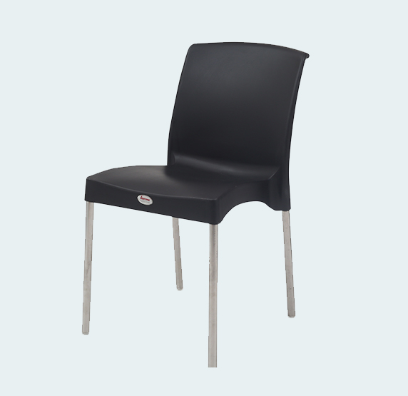 Furniture - Hybrid Plastic Chairs With Steel Legs | Plastic Cafe Chairs
