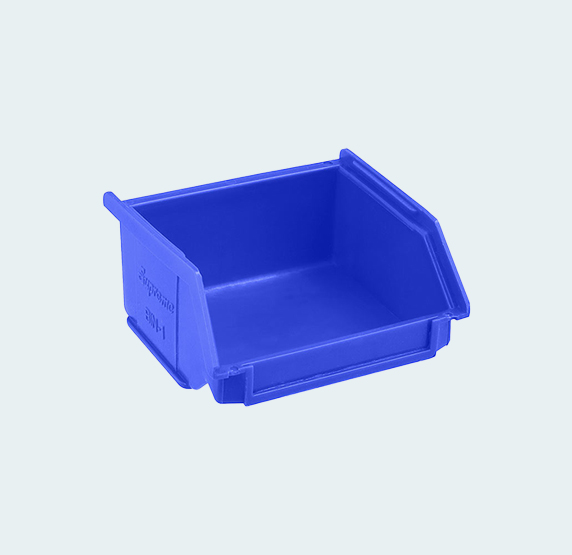 Supreme Front Partially Open Plastic Crates