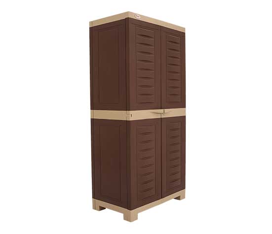Fusion 02 Fusion 02 Plastic Cupboards With 3 Shelves