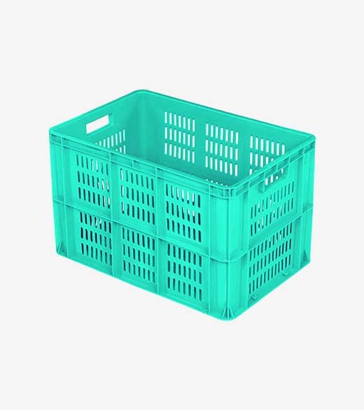 Material Handling Plastic Crates | Supreme's Rib Bottom Closed Crates ...