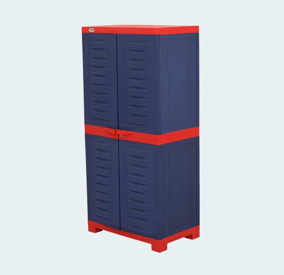 Fusion 02 Fusion 02 Plastic Cupboards With 3 Shelves