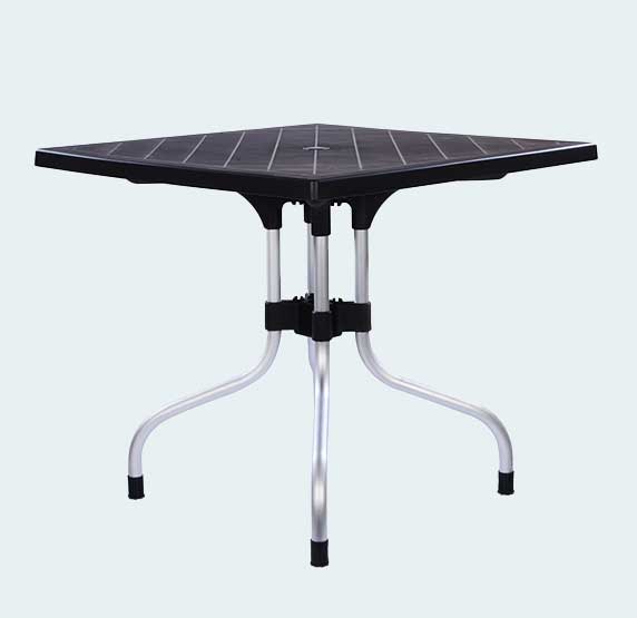 Furniture - Olive Plastic Folding Tables | Square Plastic Table