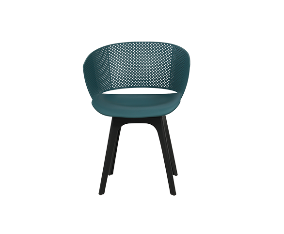 Supreme Dallas Contemporary Style Chair With Arms