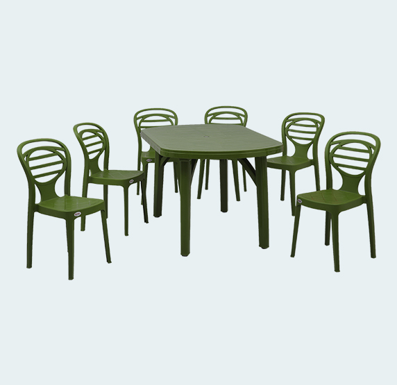 Corsa With Oak 6 Seater Dining Table And Chairs | Supreme