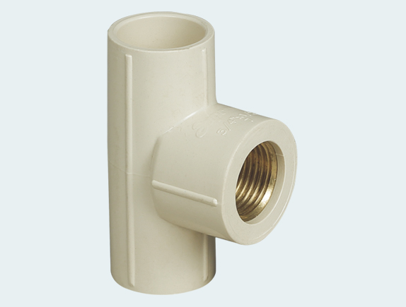 Supreme CTS Female Threaded Tee (Brass) - Premium CPVC Pipes Fittings