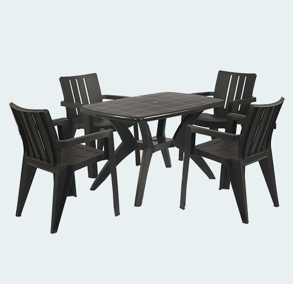 Plastic Dining Table 4 Seater | Supreme Furniture