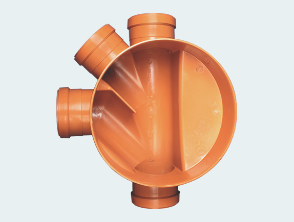 Supreme Left Hand 45° & 90° Junction | Plastic Piping Parts