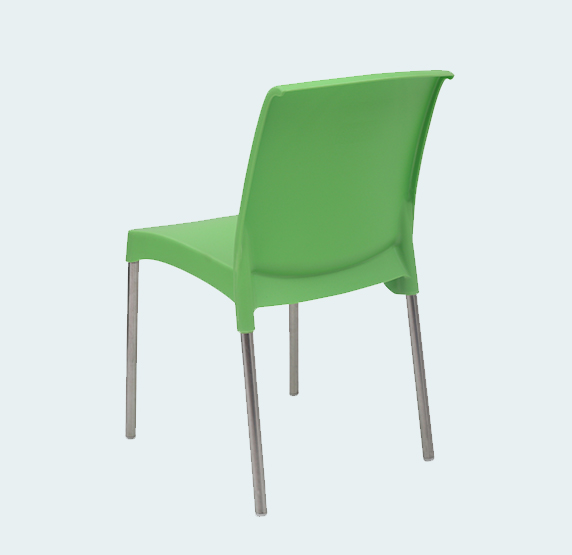 Furniture - Hybrid Plastic Chairs With Steel Legs | Plastic Cafe Chairs