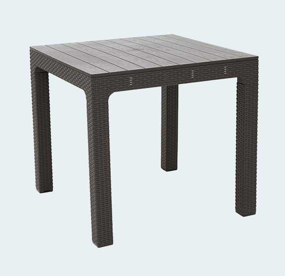 Summit 4 Seater Square Dining Table | Plastic Table