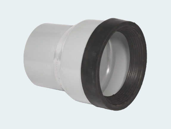 Plastic Piping Systems | Stone ware Pipe adapter for Plain end ( rubber ...