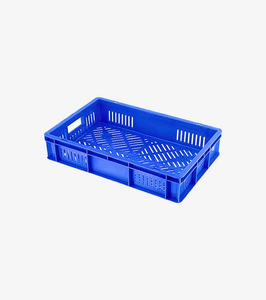 Supreme Front Partially Open Plastic Crates | (500X325 SERIES)