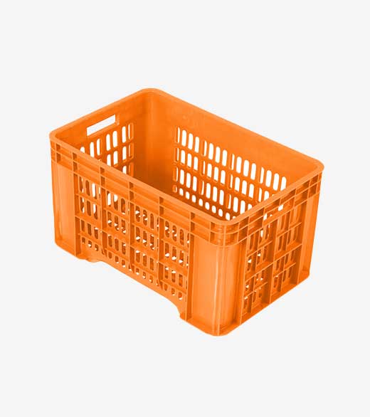 Material Handling Plastic Crates | Supreme's Rib Bottom Closed Crates ...