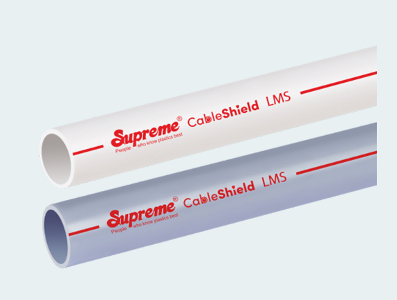 Pipes uPVC Conduit - Light Mechanical Stress (LMS) | Supreme Conduit ...