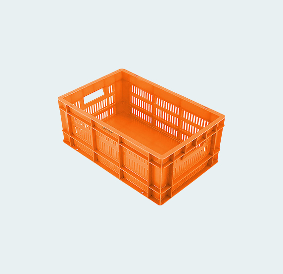 Supreme Side Perforated Bottom Closed Plastic Crates | SSP 503220 ...