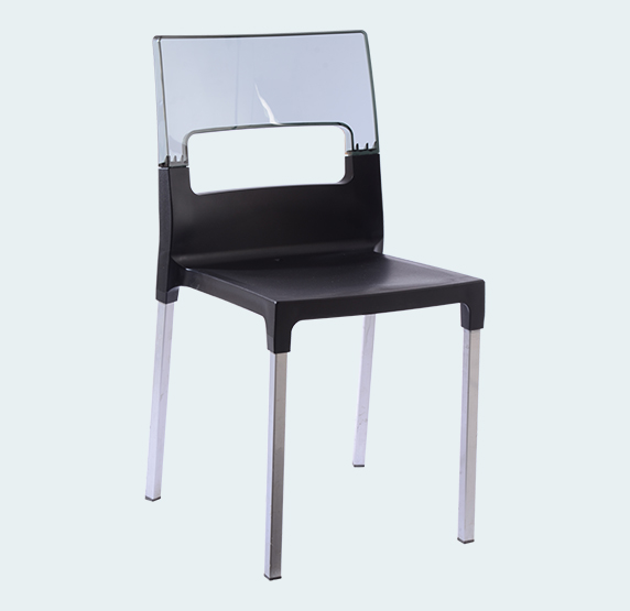 Furniture - Diva Armless Plastic Chairs With Steel Legs | Armless Chairs