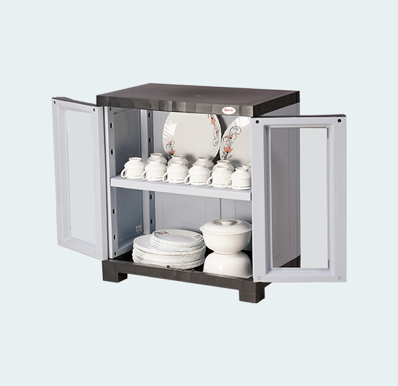 Furniture - Plastic Cabinets for Kitchen | Cabinets with Glass Panels