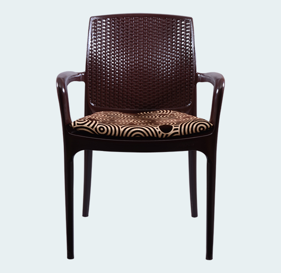 Texas Deluxe Plastic Chair with Cushion | Supreme Furniture