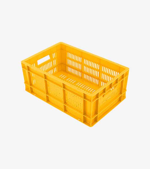 Supreme Front Partially Open Plastic Crates | (500X325 SERIES)